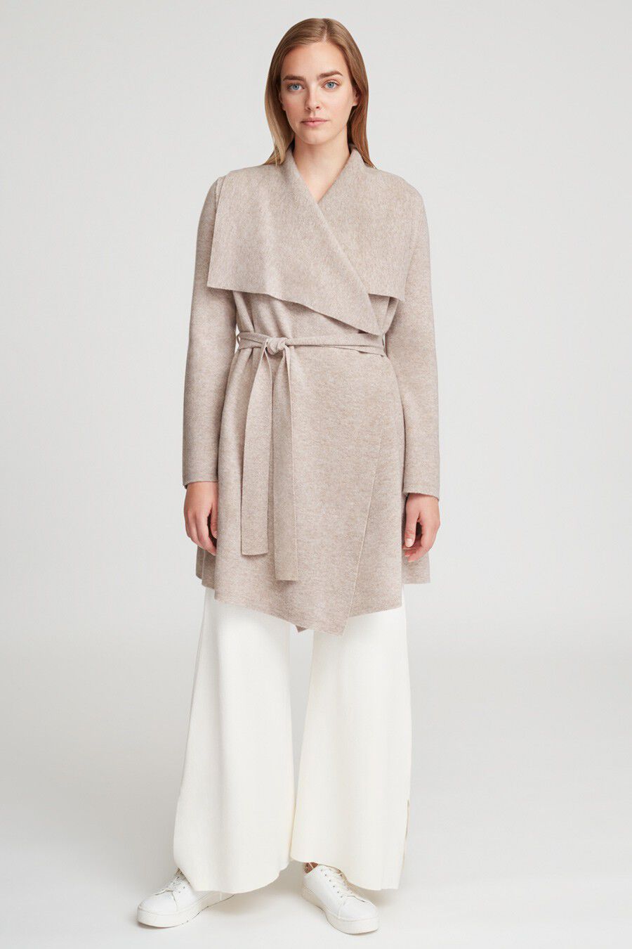 Wool Cashmere Short Wrap Coat (Earlier Version) – Cuyana